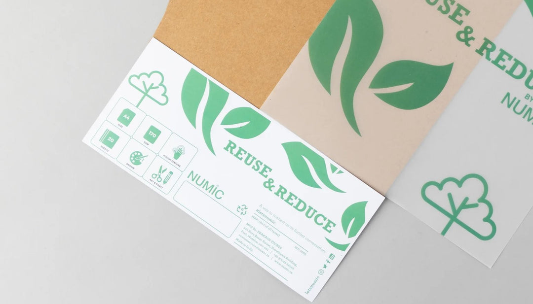 Resuse & Reduce A4 Packets – Numic